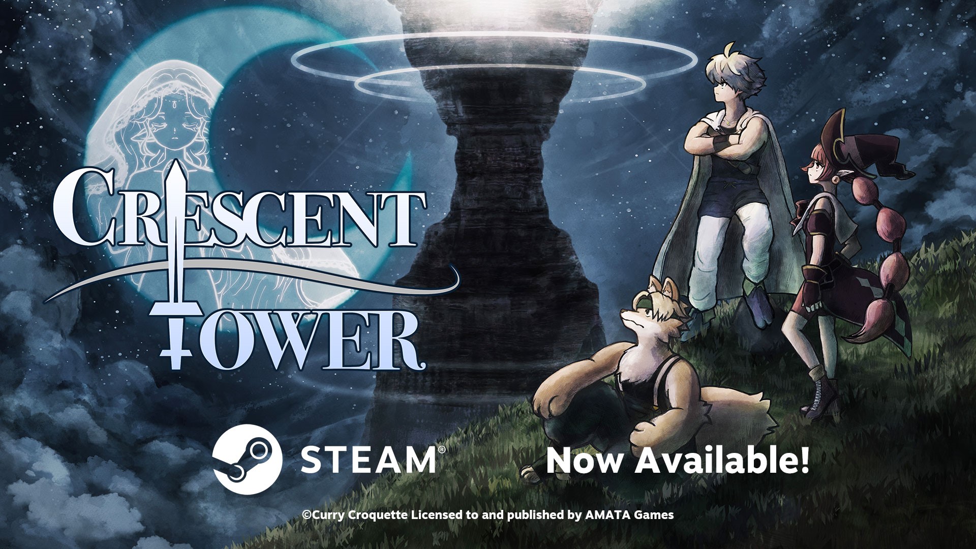"Crescent Tower" Steam Retail version is released today! - AMATA Games