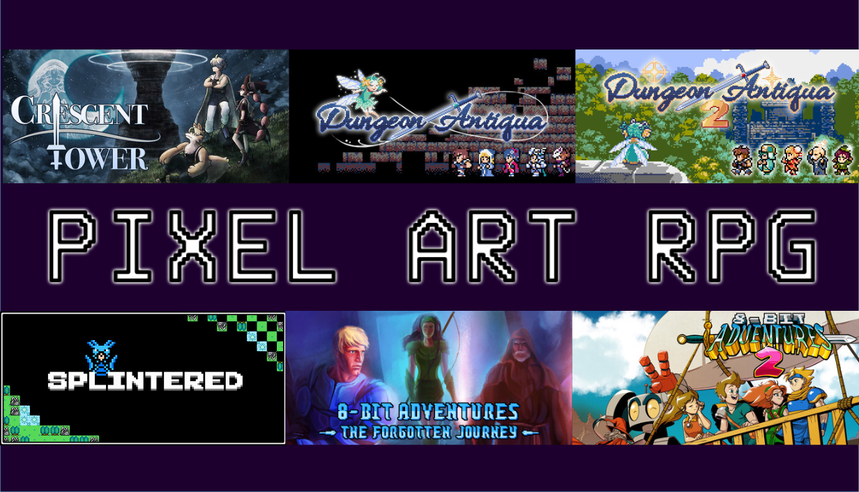 Out now on Steam: The "Pixel Art RPG" bundle, featuring 6 classic-style ...